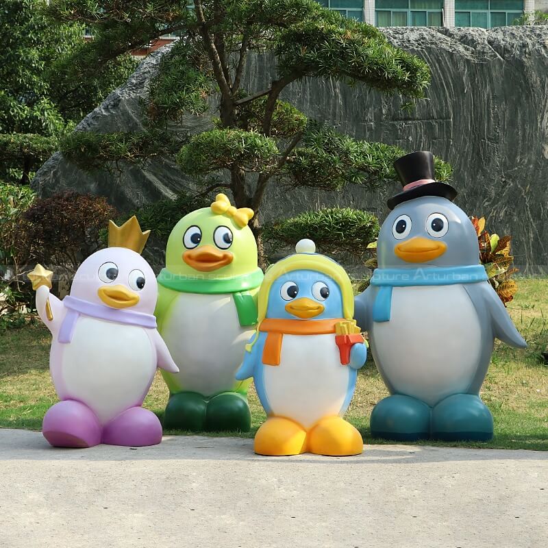Outdoor Penguin Statue