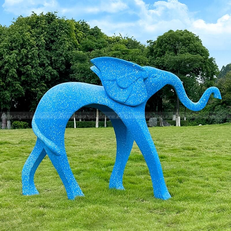 Abstract Elephant Sculpture