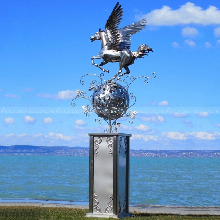Flying Horse Sculpture