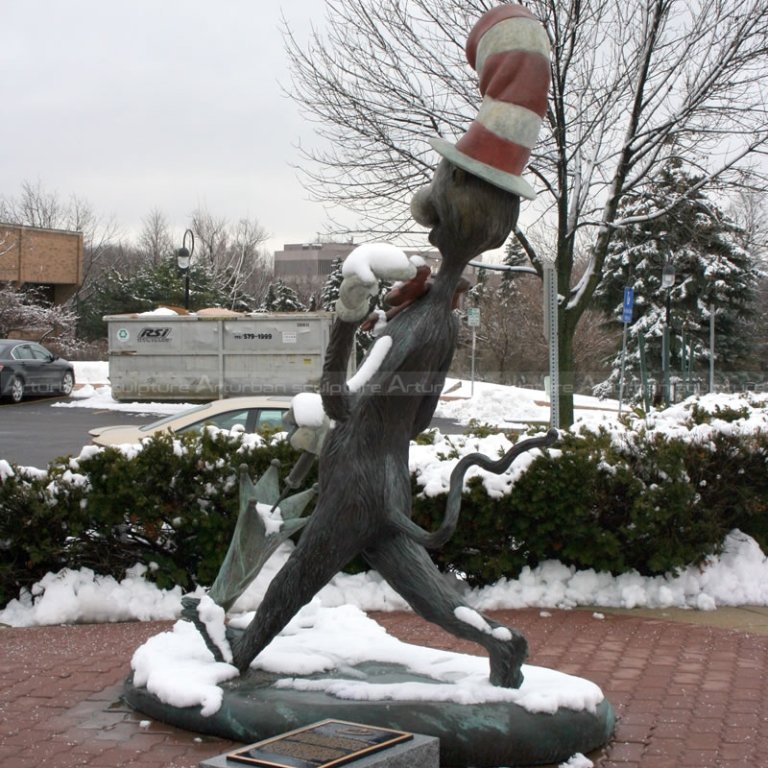 Cartoon Cat Sculpture