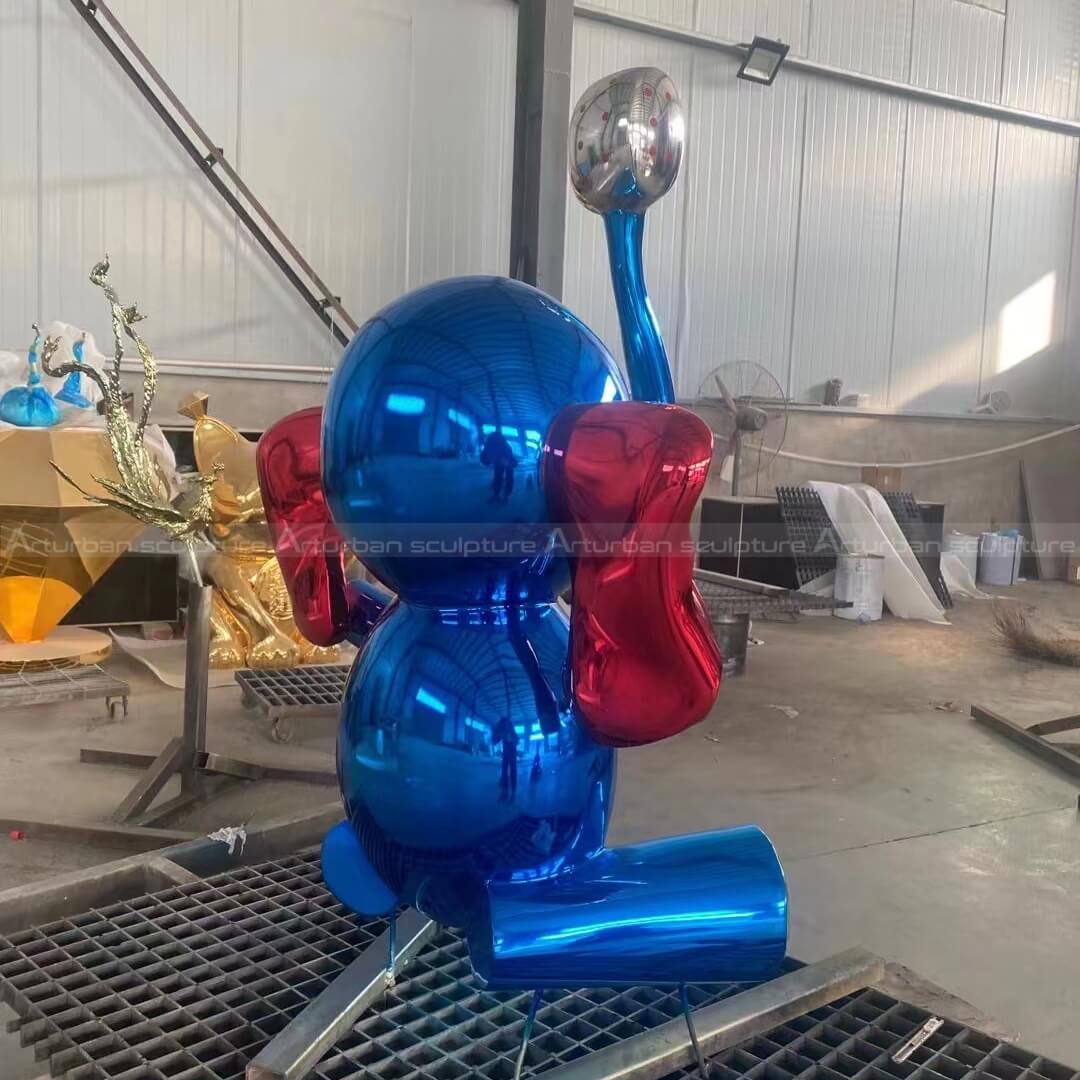 Chrome Elephant Statue