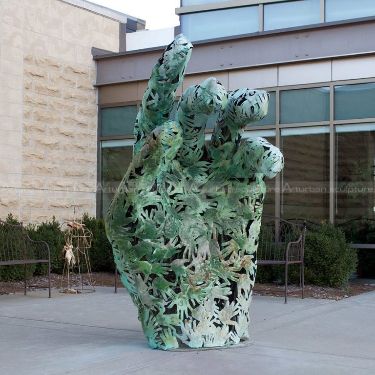 Hand Statue Decor