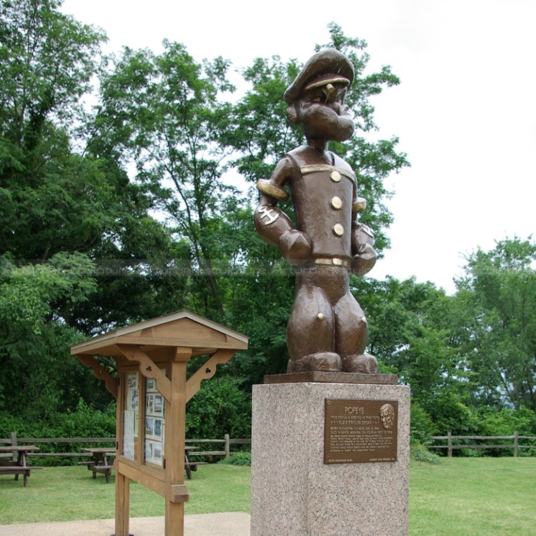 Bronze Popeye Statue