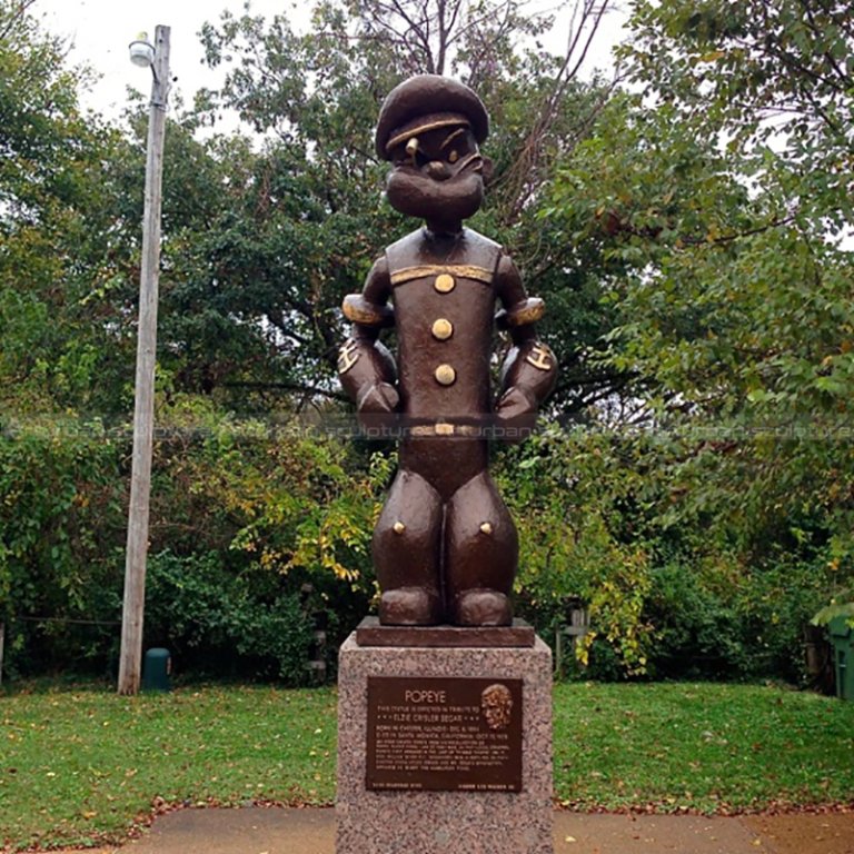 Bronze Popeye Statue