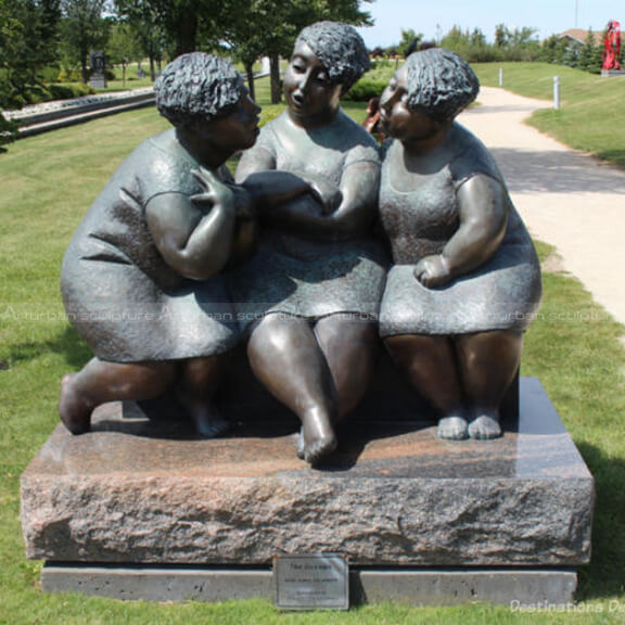 Three Women Sculpture