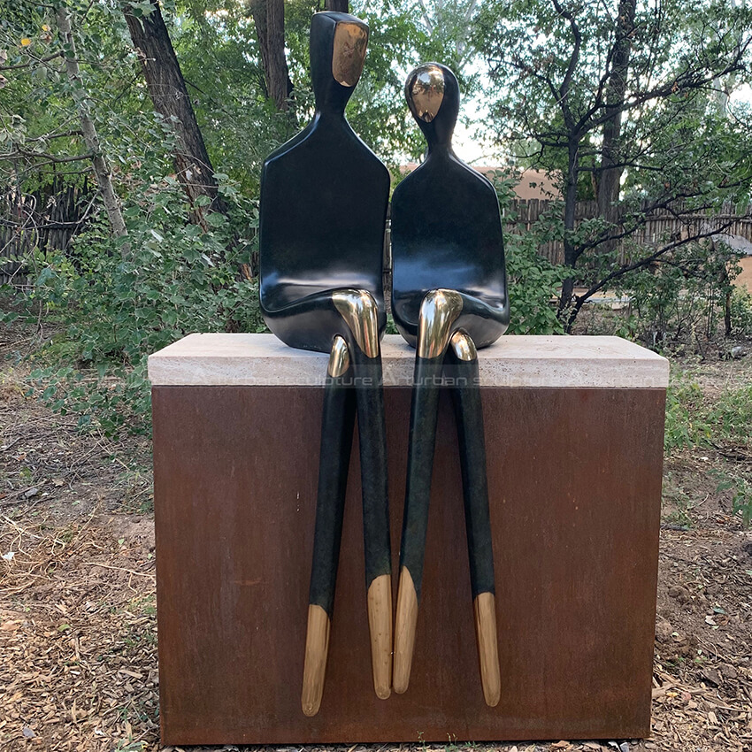 Abstract Lovers Sculpture