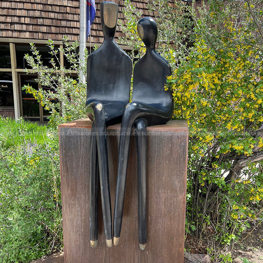 Abstract Lovers Sculpture