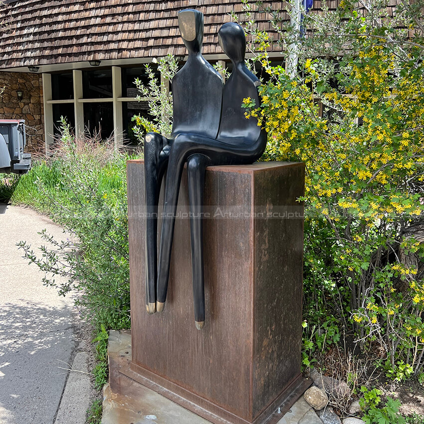 Abstract Lovers Sculpture