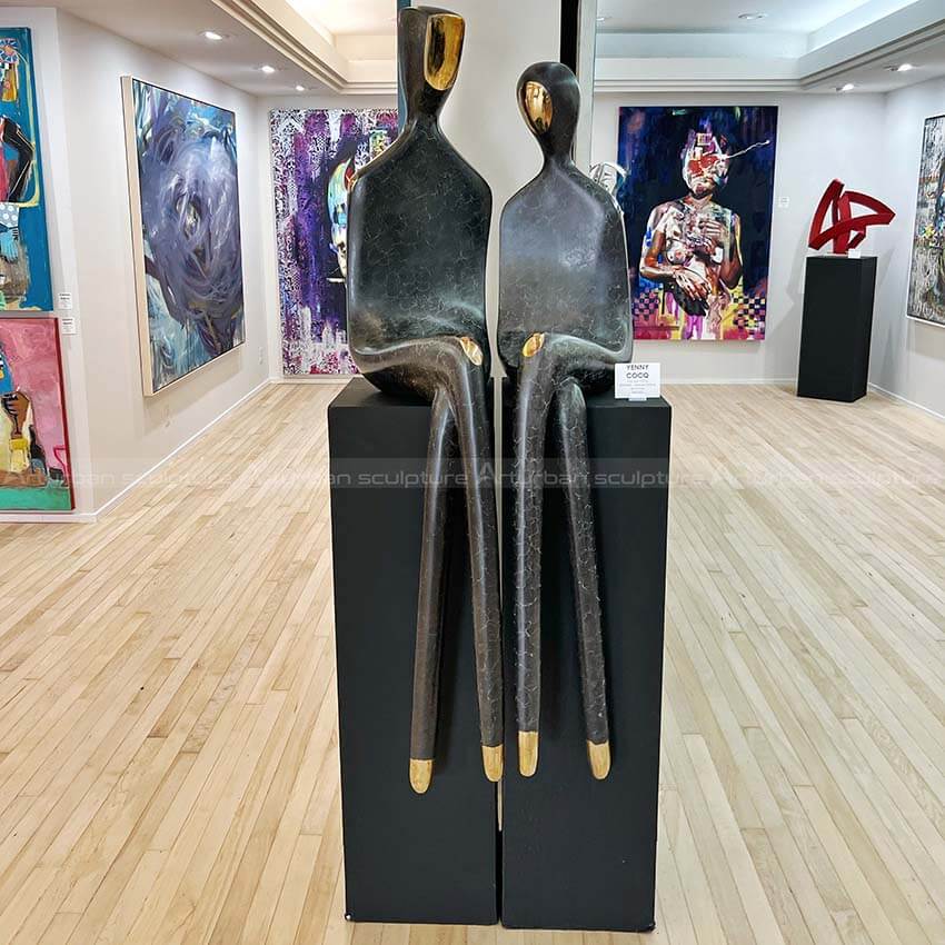 Abstract Lovers Sculpture