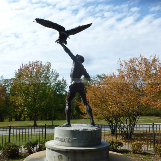 The Falconer Statue