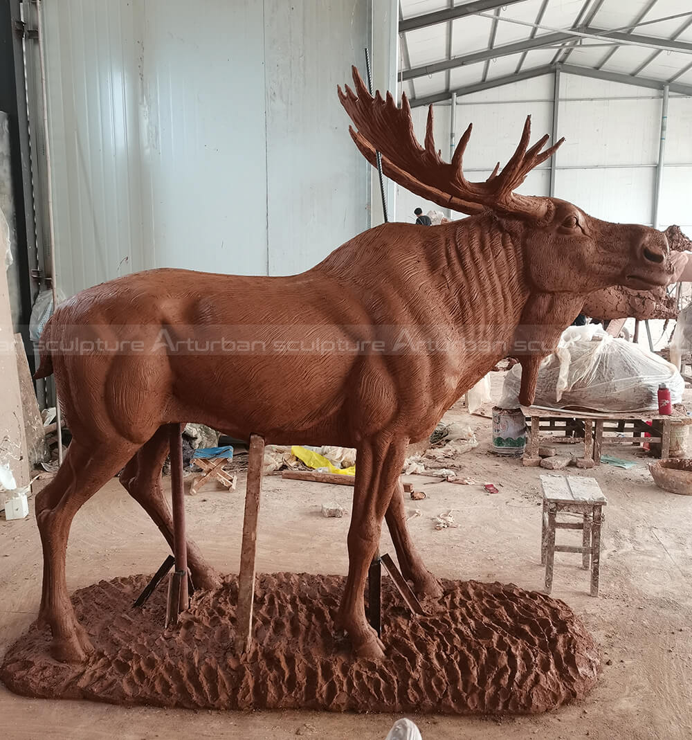 Lifelike Deer Statues