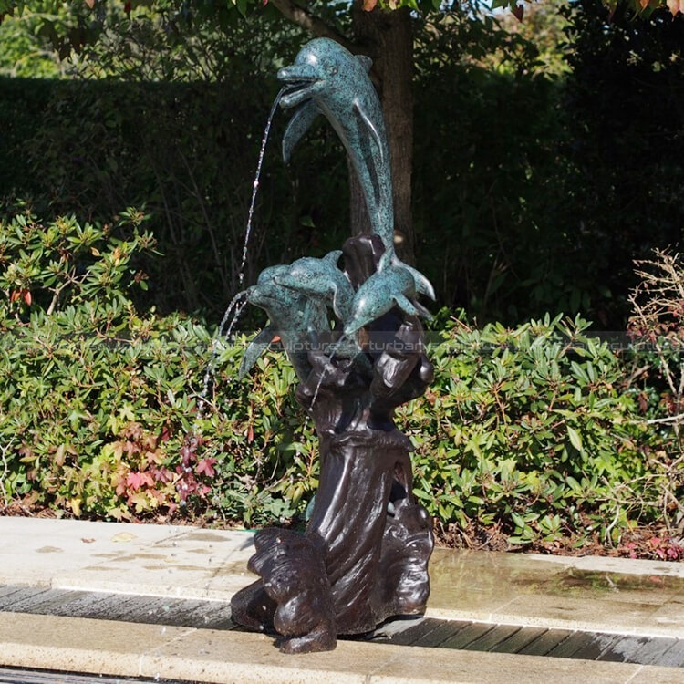 Outdoor Dolphin Fountain