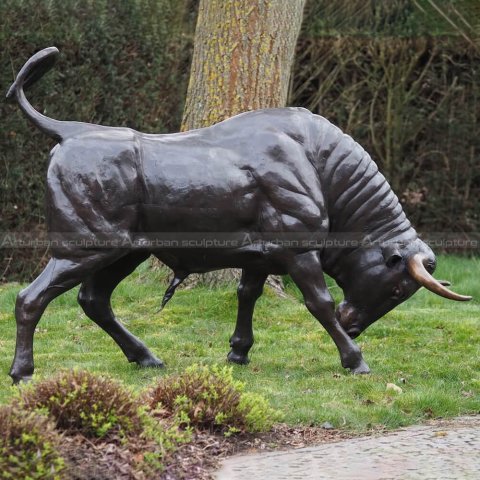 Life Size Bull Statue