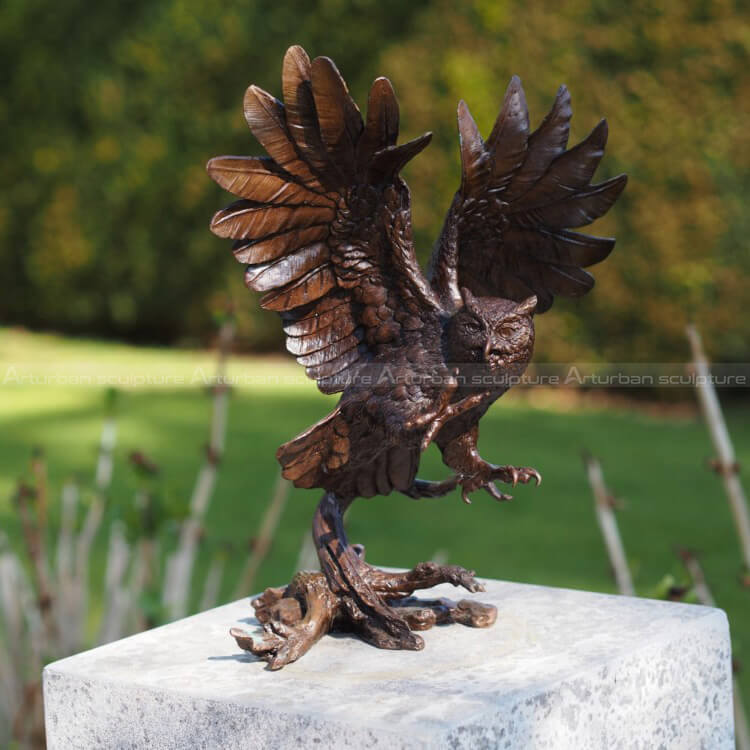 Backyard Owl Statue