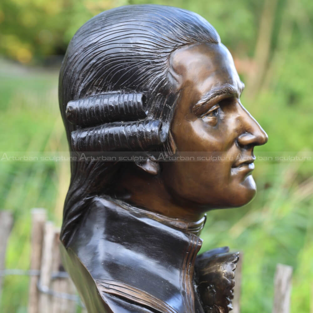 Mozart Bust Statue