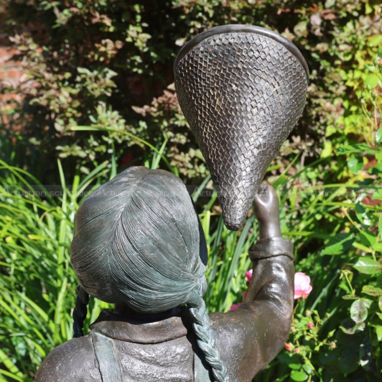 Life Size Bronze Girl Statue