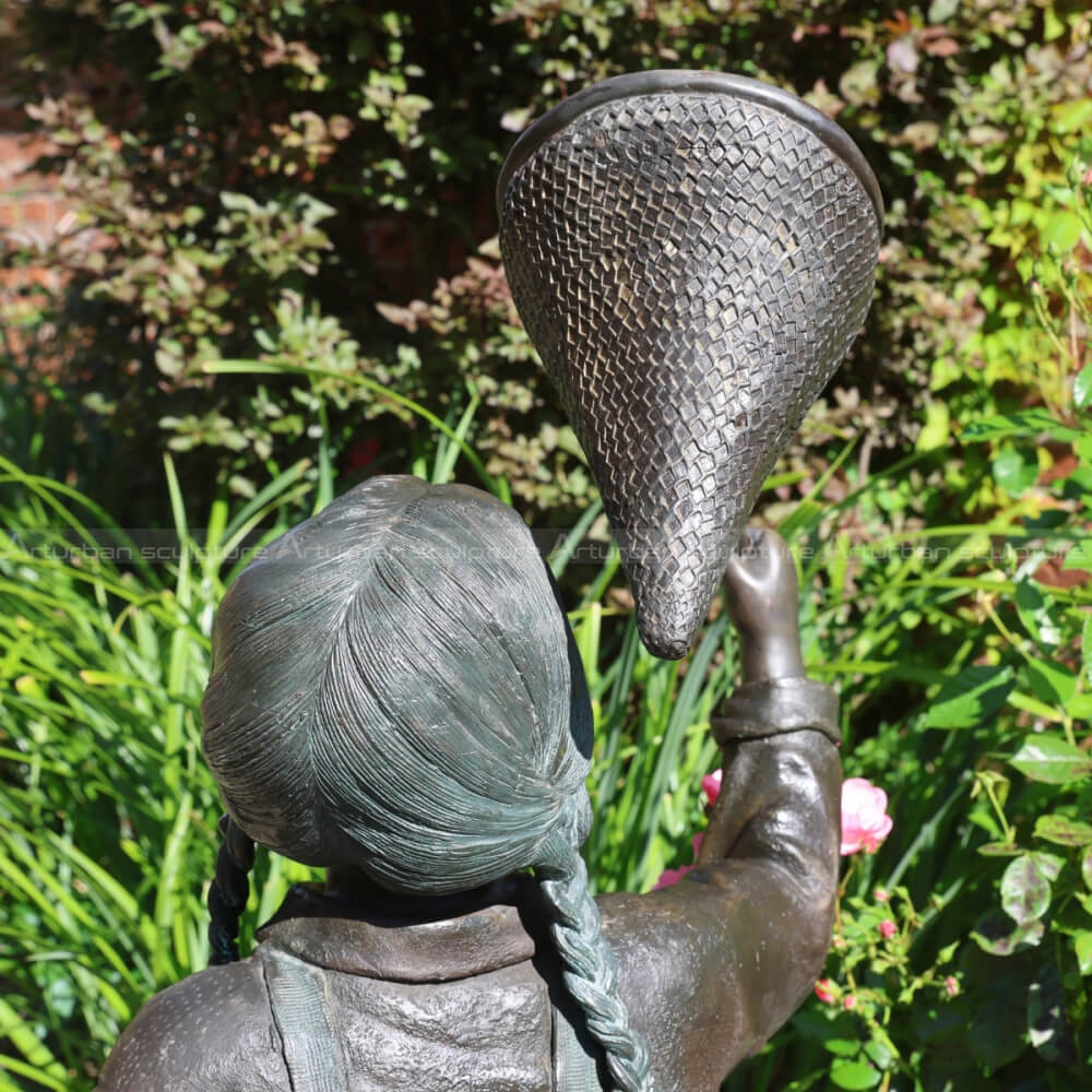 Life Size Bronze Girl Statue