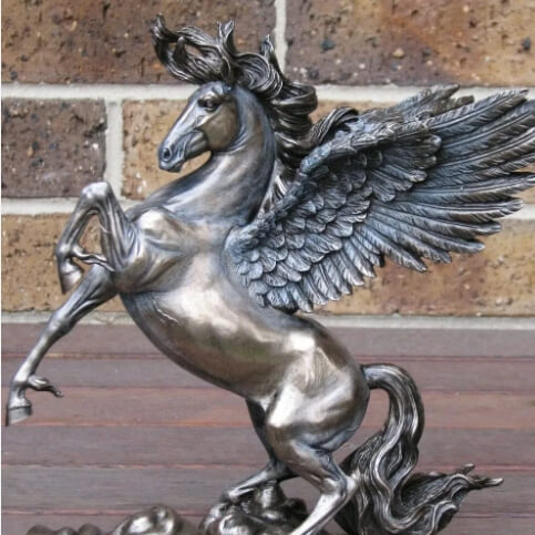 Mercury Riding Pegasus Statue