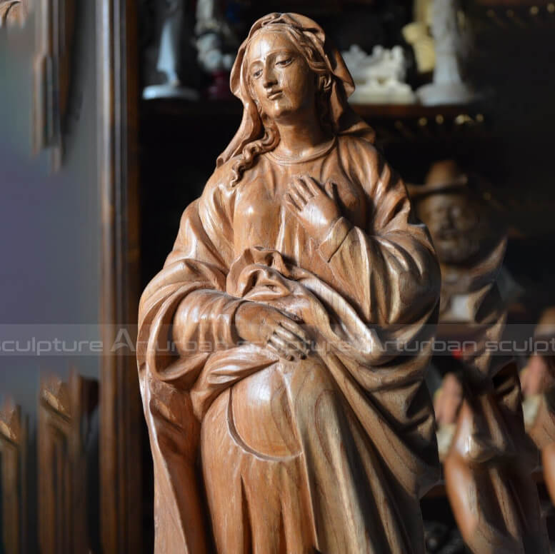 Pregnant Mary Statue