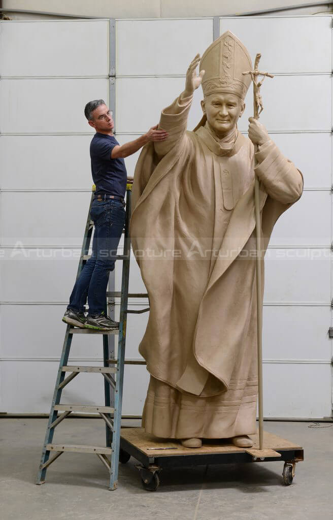 Pope John Paul II Sculpture