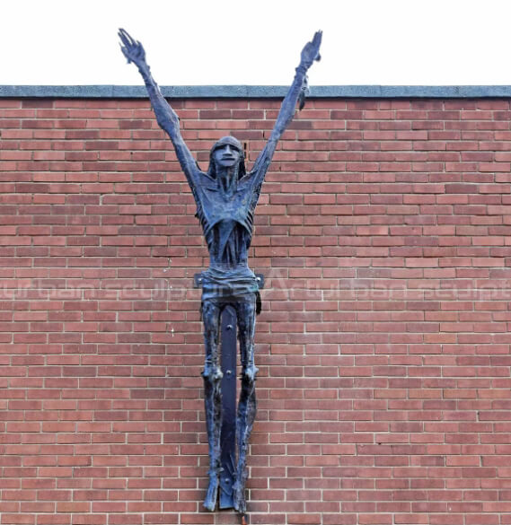 Black Jesus Sculpture