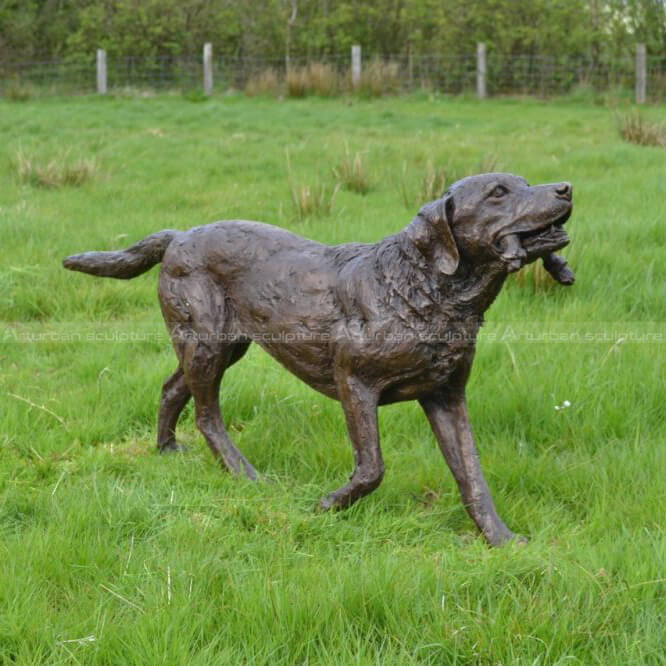 Labrador Metal Garden Sculpture
