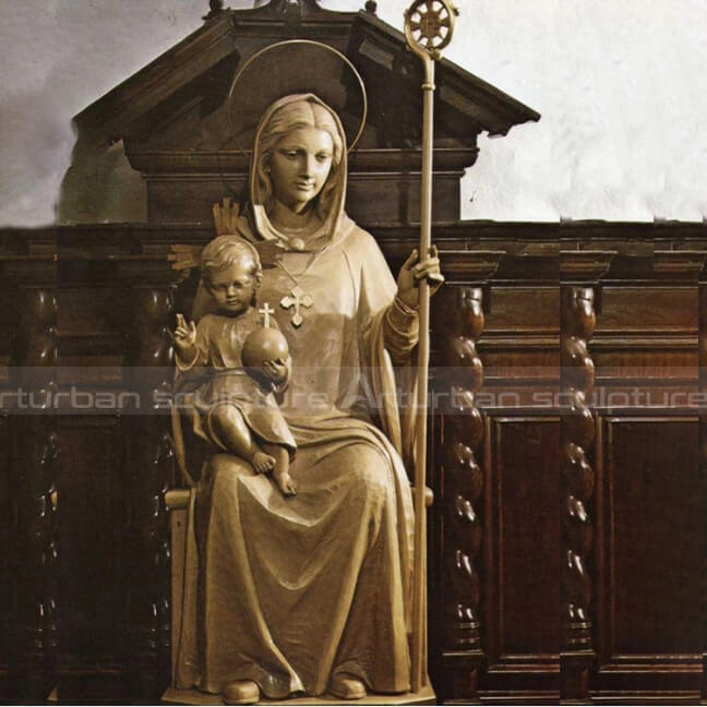 Saint Mary Garden Statue