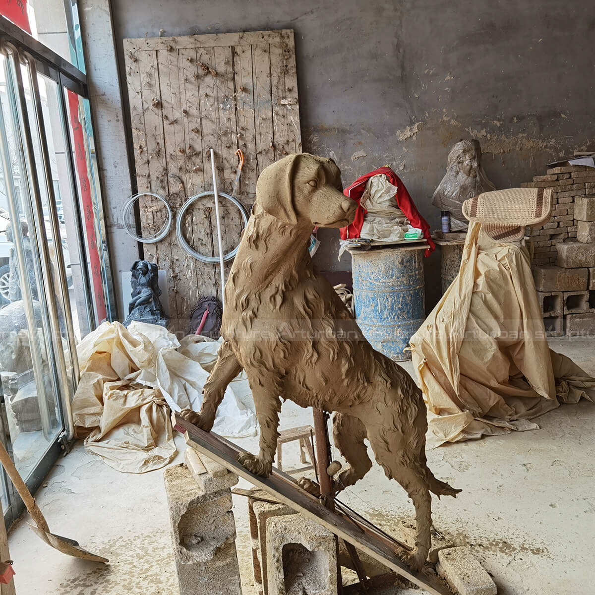 Custom Dog Memorial Statue - Arturban Statue