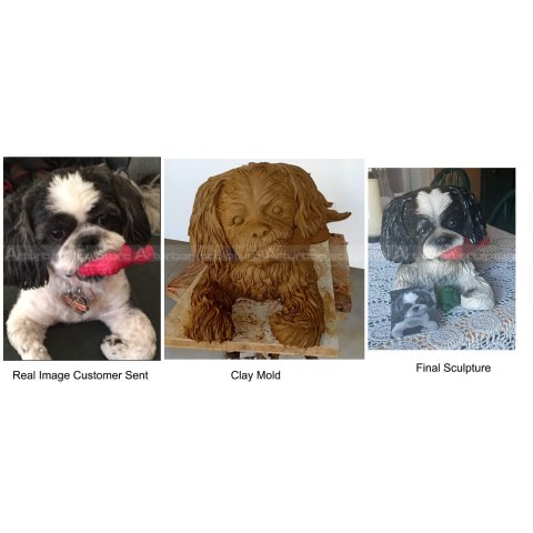 Custom Life Size Dog Statues
