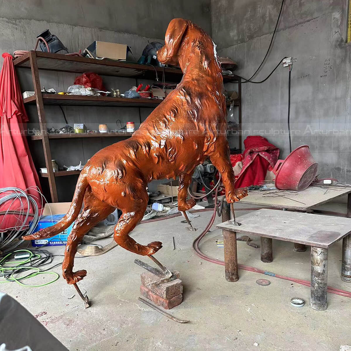 Custom Dog Memorial Statue - Arturban Statue