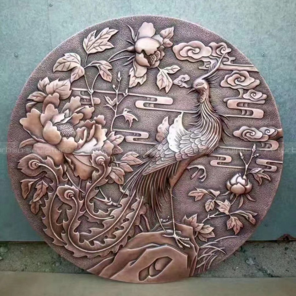 Bronze relief