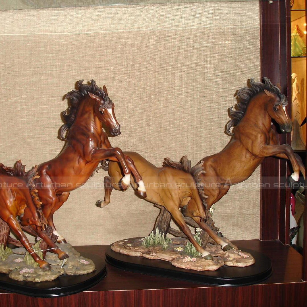 two horse statue