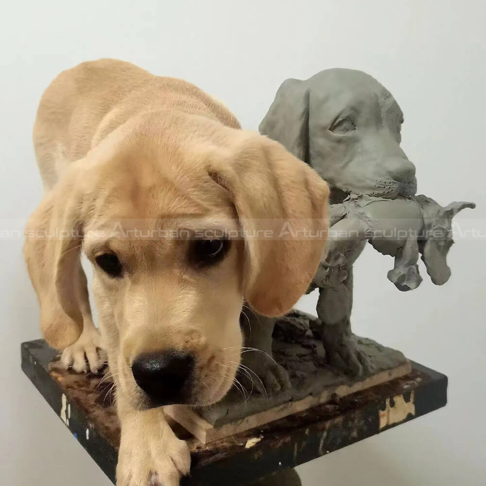 personalized memorial dog statue