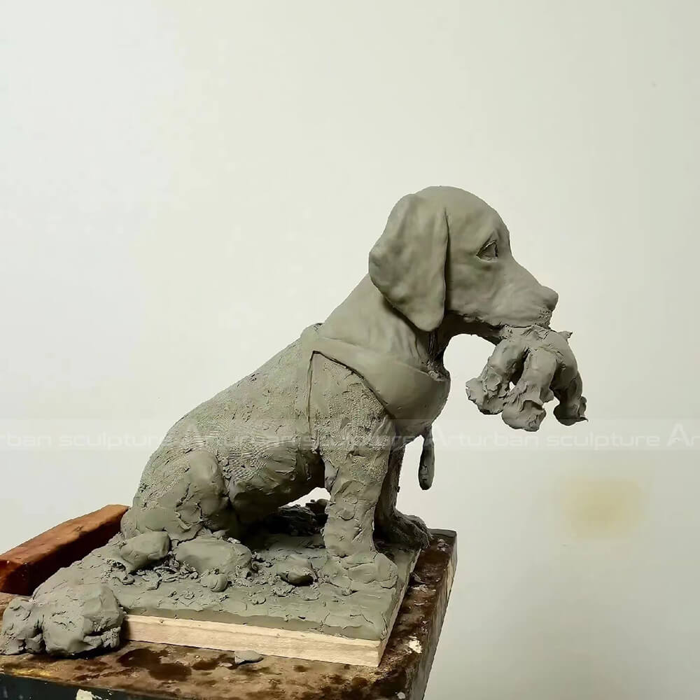 personalized memorial dog statue