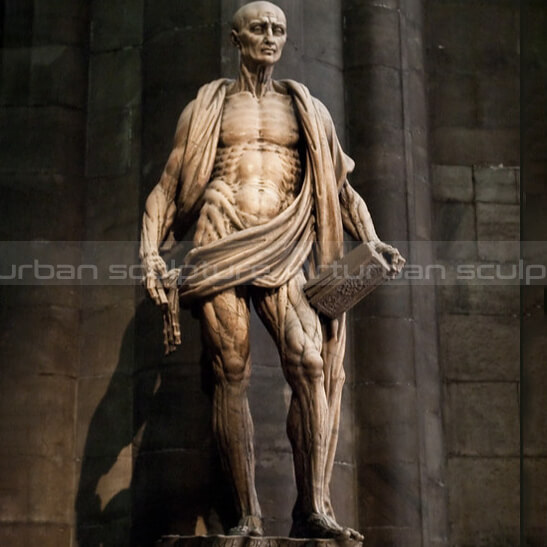 saint bartholomew flayed statue