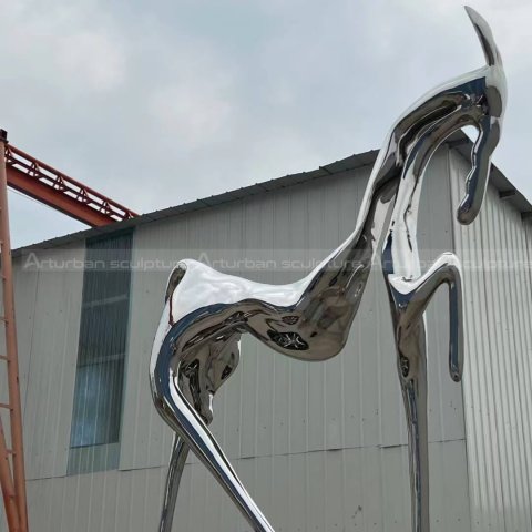 abstract horse statue