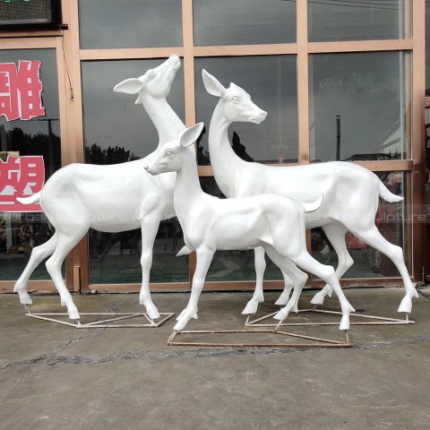 deer and fawn garden statue - Arturban Statue