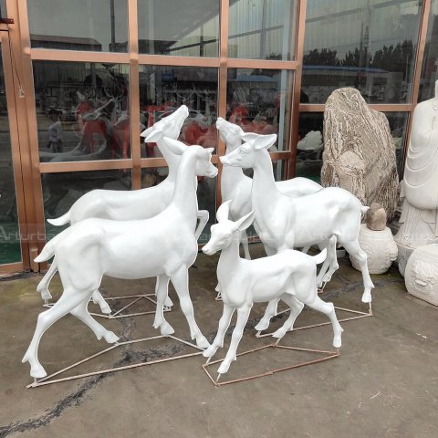 deer and fawn garden statue - Arturban Statue