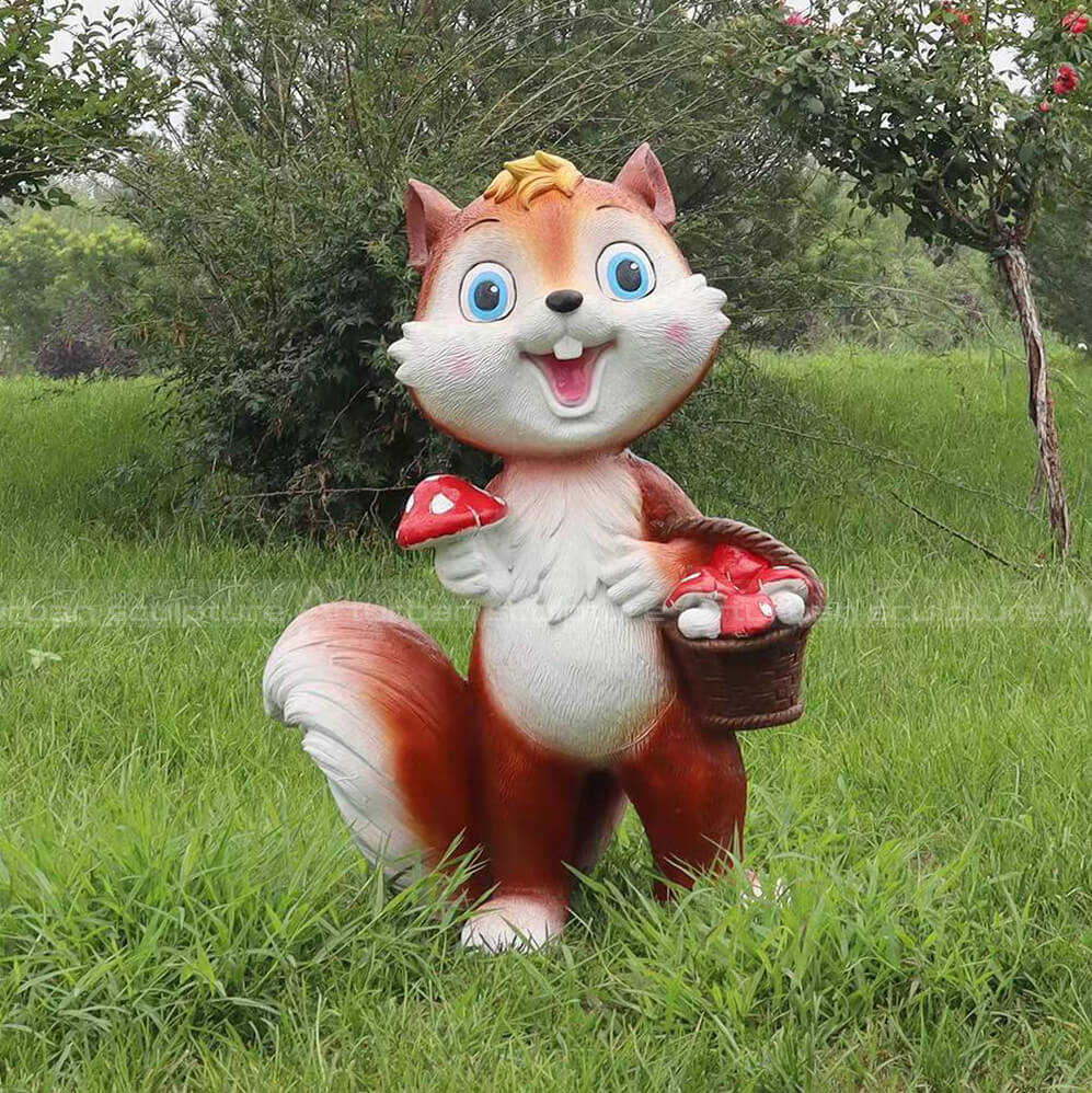 Large Squirrel Garden Ornament - Arturban Statue