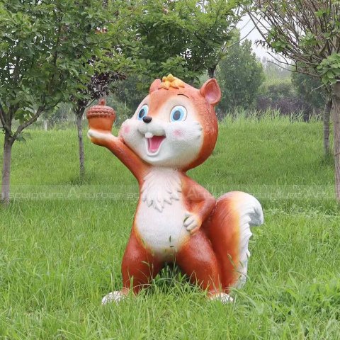 Large Squirrel Garden Ornament - Arturban Statue