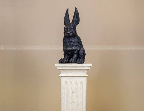 brass rabbit sculpture - Arturban Statue
