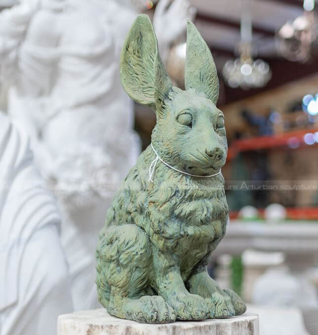 brass rabbit sculpture - Arturban Statue