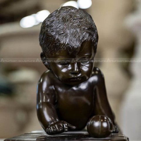 bronze baby statue - Arturban Statue