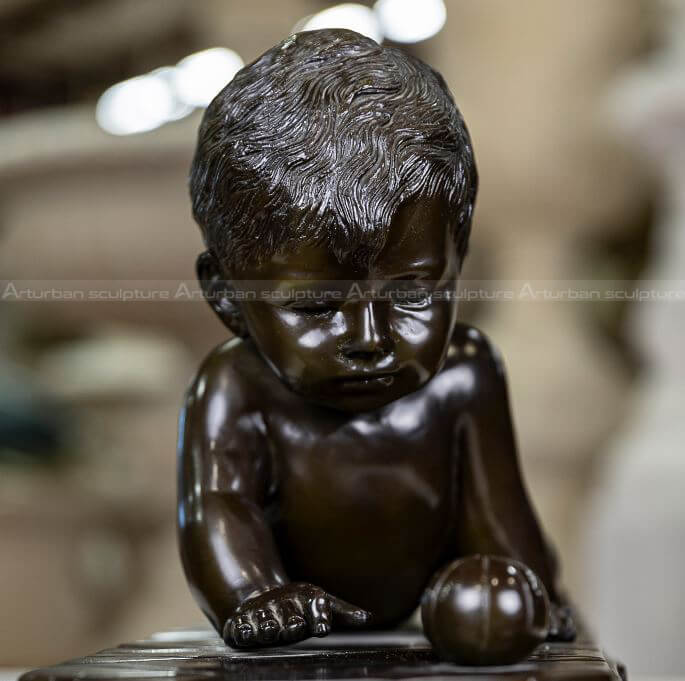 bronze baby statue - Arturban Statue