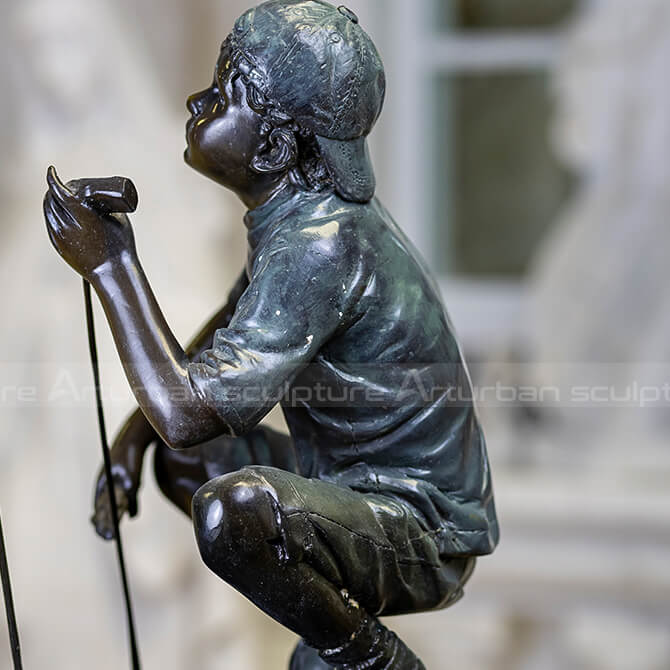 boy golfer statue - Arturban Statue