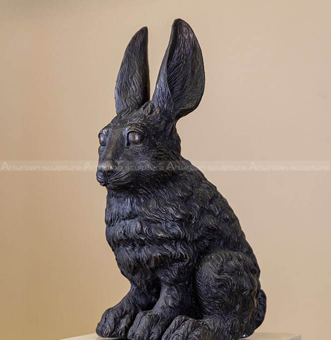 brass rabbit sculpture - Arturban Statue