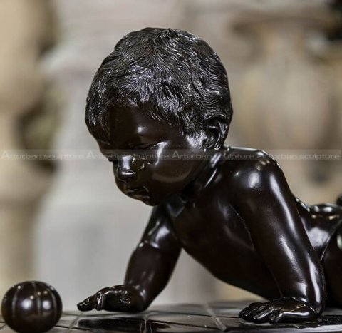 bronze baby statue - Arturban Statue
