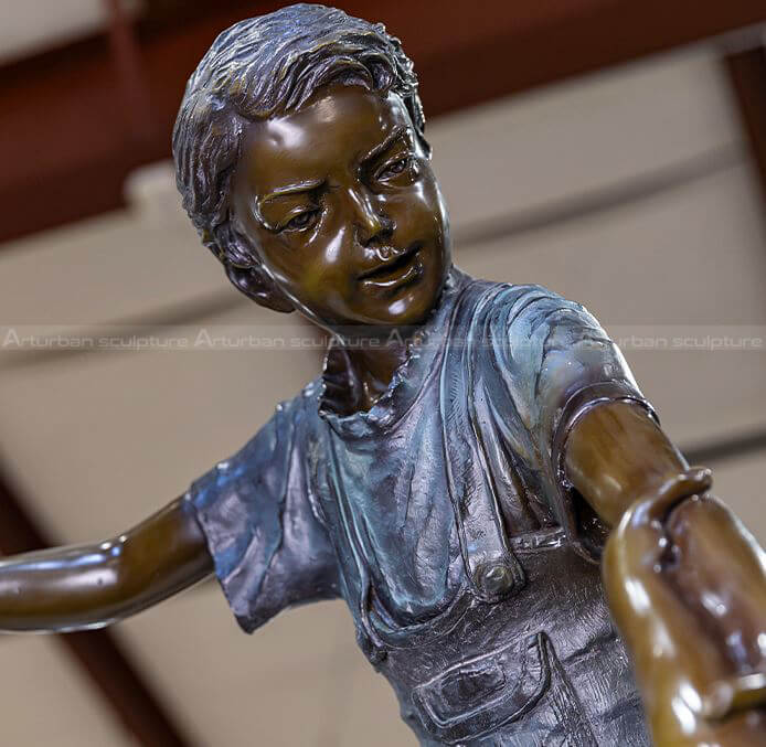 Bronze children's statue -Arturban - Statue