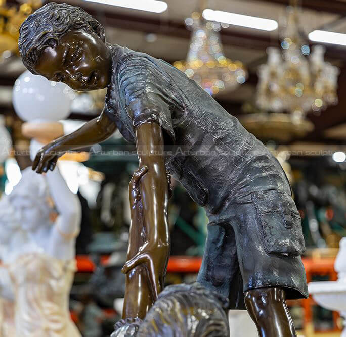 Bronze children's statue -Arturban - Statue