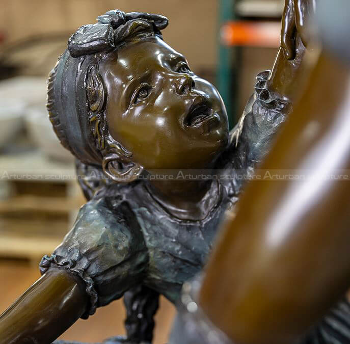 Bronze children's statue -Arturban - Statue